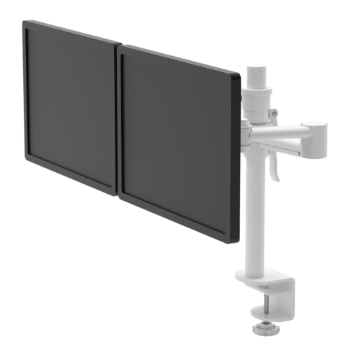 Pluto Dual Monitor Arm – Ergonomic, Heavy-Duty Support | Dannys