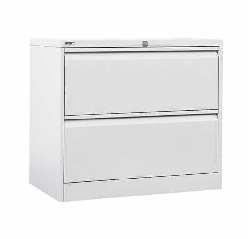 2 Drawer Lateral Filing Cabinet – Lockable with Anti Tilt Function | Dannys