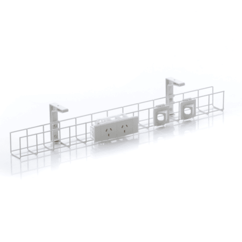Cable Basket GPO Clip – Snap-On Design for Dual & Quad GPOs | Dannys