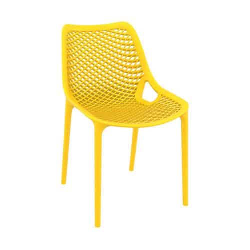 Chill Café Chair | Dark Gray - Air Outdoor Patio Dining Chair | Dannys ...