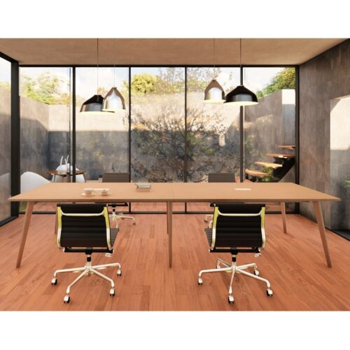 Enzo Boardroom Table – Modern Timber Frame Meeting Table | Dannys