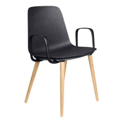 Layla Timber Leg Chair – Modern Minimalist Design | Dannys