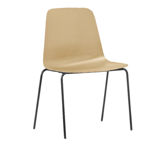 Layla 4 Leg Chair – Modern Minimalist Office Chair | Dannys