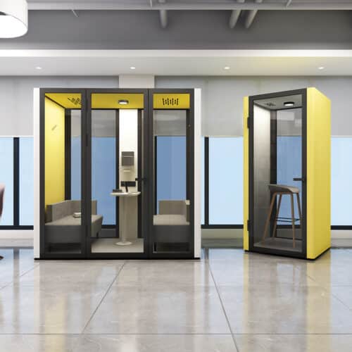 Tranquil Single Acoustic Booth – Noise Reduction & Portability | Dannys