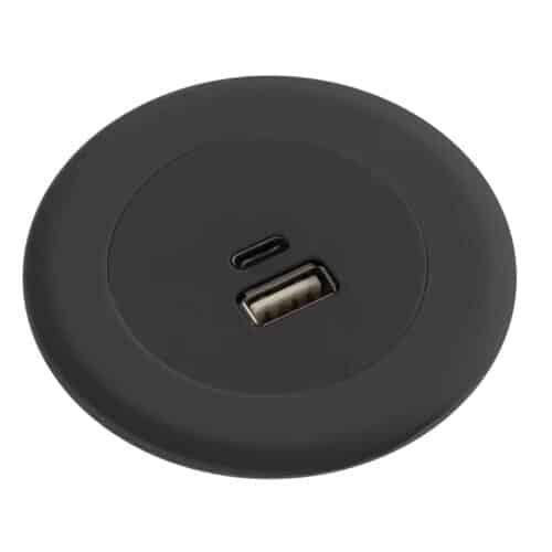 Echo Single In-desk Power Module – Fast-Charging Options | Dannys